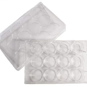 ADVANGENE 12 Well Treated Sterile Flat Tissue Culture Plate (50/Case)