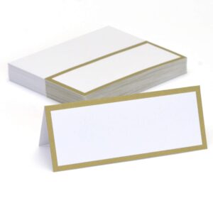 celebrate it table name tent place cards, gold