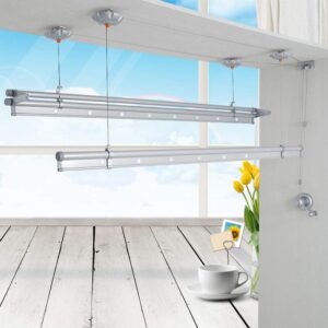 drying rack clothes airer ceiling pulley maid traditional mounted clothing dryer laundry 150cm