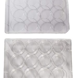 ADVANGENE 12 Well Treated Sterile Flat Tissue Culture Plate (50/Case)