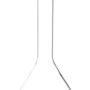 EISCO Volumetric Flask, 500ml - ASTM, Class A - Tolerance ±0.20ml - Interchangeable, Size 19 Polypropylene Stopper - Single, White Graduation - Borosilicate Glass