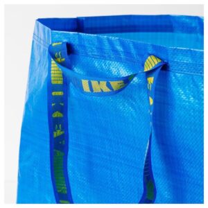 IKEA FRAKTA Carrier Bag, Blue, Large Size Shopping Bag 2 Pcs Set