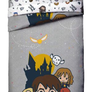 Jay Franco Harry Potter Twin Comforter Set, Gray