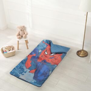 Jay Franco Marvel Spiderman Spidey Dots Slumber Sack - Cozy & Warm Kids Lightweight Slumber Bag/Sleeping Bag