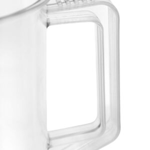 EISCO Measuring Jug, 600ml - Polypropylene - Screen Printed Graduations, Spout & Handle for Easy Pouring - Excellent Optical Clarity