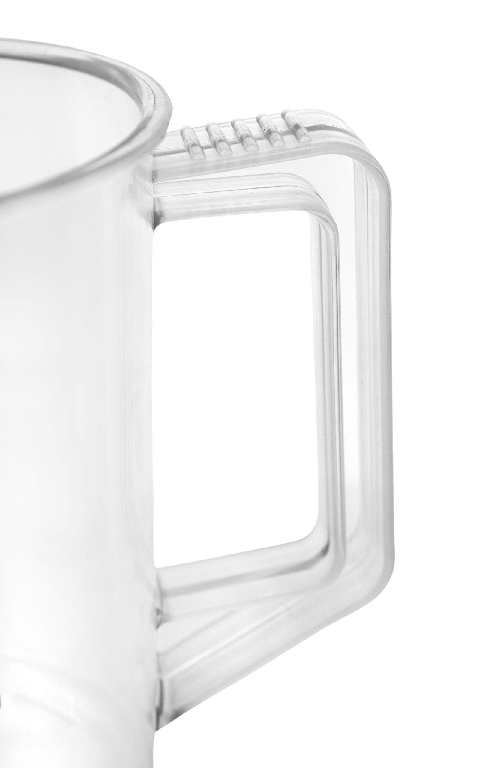 EISCO Measuring Jug, 600ml - Polypropylene - Screen Printed Graduations, Spout & Handle for Easy Pouring - Excellent Optical Clarity