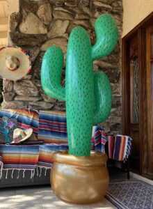 giftexpress inflatable 76" jumbo cactus prop decor, giant cactus tree for mexicano fiesta theme party decor, cinco de mayo prop, hawaiian pool party, desert western cowboy theme decoration