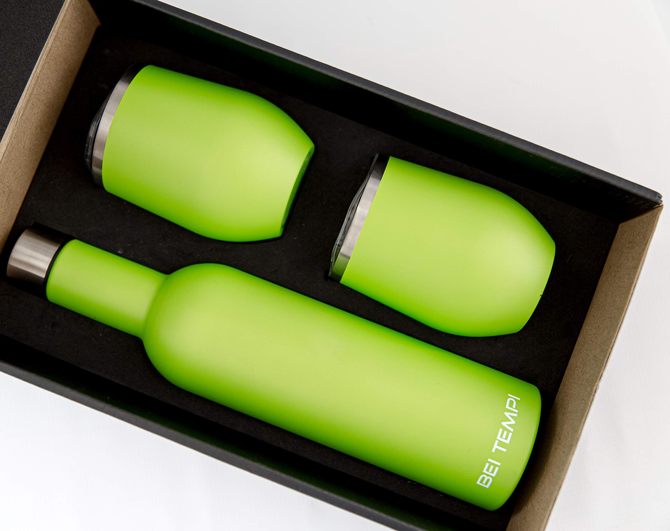 Insulated Bottle and Tumbler Set Green