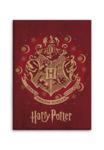 harry potter kids blanket throw polar fleece - red - 100x140 cm