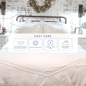 Kotton Culture 600 Thread Count 100% Egyptian Cotton 11 Piece Duvet Cover Set - Breathable All Season Comforter Cover with Zipper Closure & Corner Ties Sateen Weave (White, Oversized King)