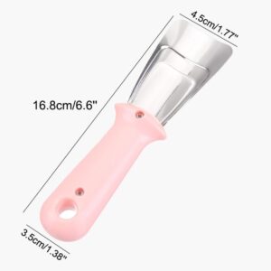 AKOAK Refrigerator Deicer, Freezer Cleaning Spatula Stainless Steel Defrost Spatula, Deicing Cleaning Gadget - Effectively Extend Refrigerator Life, Pack of 1 (Pink)