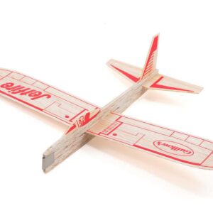 Big Game ~(6) JETFIRE Balsa Wood Airplane Glider GUILLOWS Jet Plane Model kit #30 New