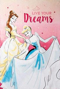 disney princess blanket oversized twin throw 62" x 90"