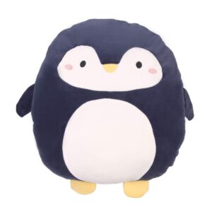 arelux penguin plush cuddle pillow cute penguin stuffed animal plush toy penguin plushies room decor festival penguin accompany christmas birthday gifts for kids boys girls 16inch