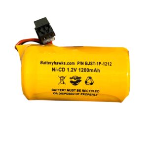 embscn1215 lithonia elb3500 p/n elb-3500 1.2v 1200mah ni-cd battery pack replacement for exit sign emergency light