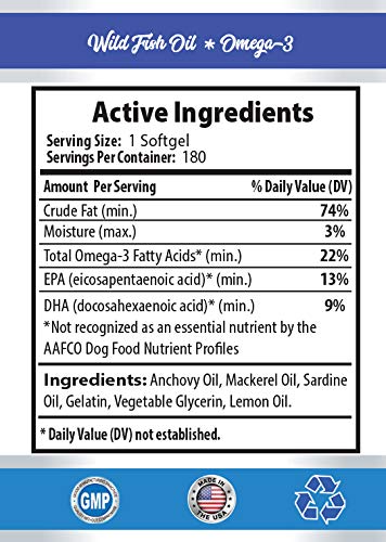 PET SUPPLEMENTS & NUTRITION LLC Dog Skin and Coat - Dog Omega 3 Essential Fatty ACIDS - Advanced Formula - Hair and Coat Health - Natural - Dog Omega 3 Supplement Liquid - 3 Bottles (540 Softgels)