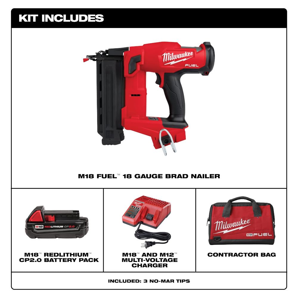 MILWAUKEE M18 FUEL 18 Gauge Brad N