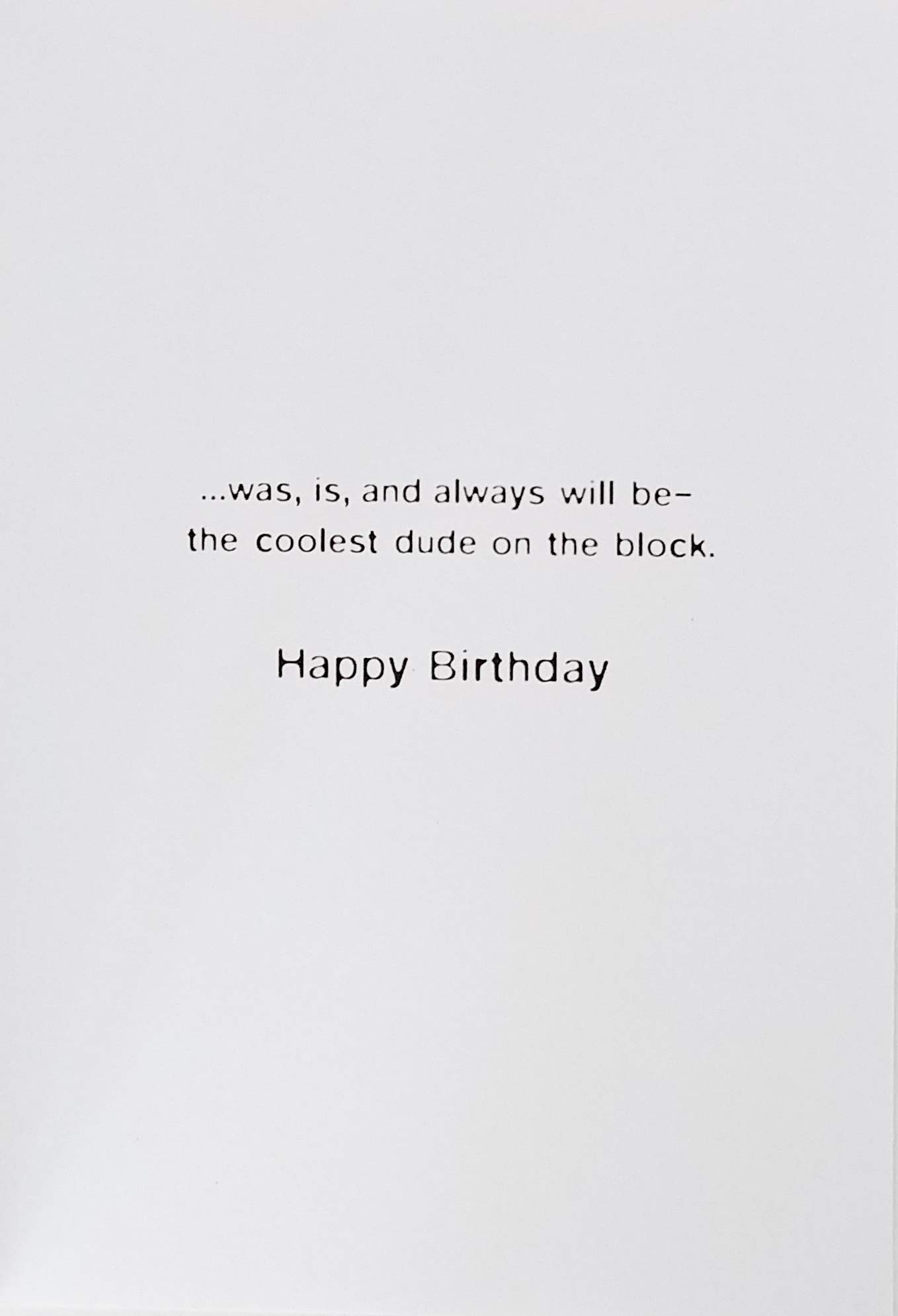 Greeting Card Pops - The Coolest Dude On The Block - Happy Birthday to Dad Father (Black African American)