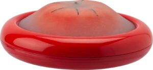 joie fresh stretch pod tomato storage container, silicone food saver, keeps leftover produce flavorful and firm in fridge, reusable kitchen gadget, dishwasher safe