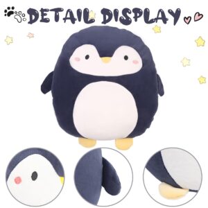 ARELUX Penguin Plush Cuddle Pillow Cute Penguin Stuffed Animal Plush Toy Penguin Plushies Room Decor Festival Penguin Accompany Christmas Birthday Gifts for Kids Boys Girls 16inch