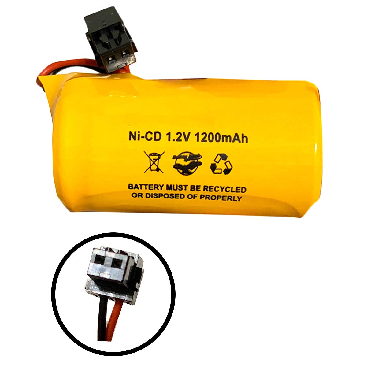 EMBSCN1215 Lithonia ELB3500 P/N ELB-3500 1.2v 1200mAh Ni-CD Battery Pack Replacement for Exit Sign Emergency Light