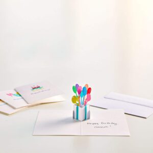 Lovepop Notecard 4-Pack Pop Up Cards, Birthday Cards, Thank You Cards With Envelopes, Thank You Notes Greeting Cards, 3D Card, Greeting Card, Pop Up Notecard