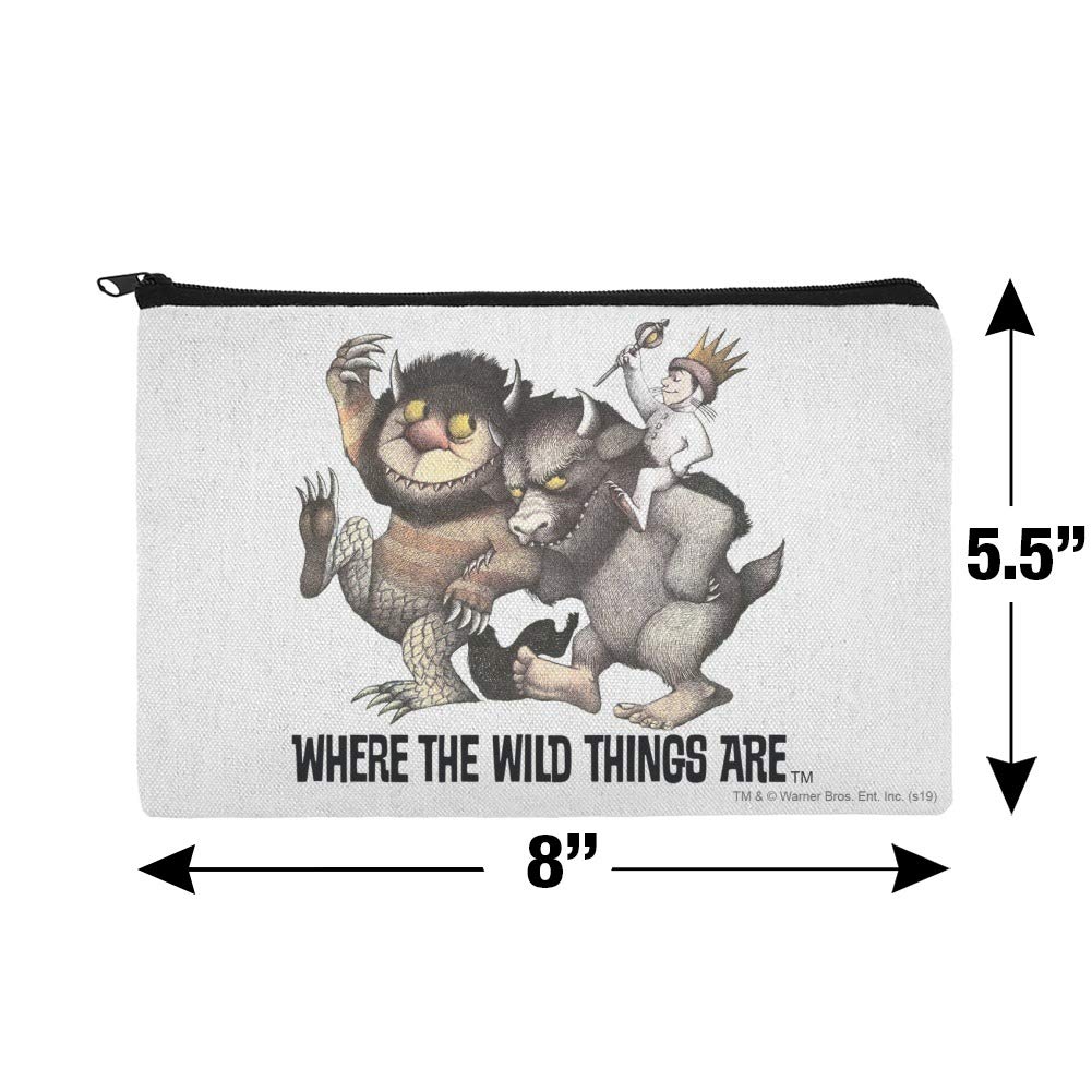 Where The Wild Things are March Pencil Pen Organizer Zipper Pouch Case