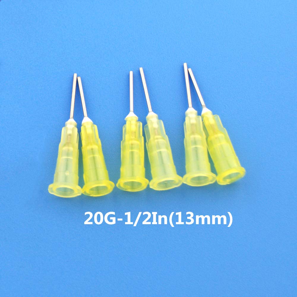 SHAOTONG 10Pcs Squeeze Bottle With 20G Dispensing Needles And Cap (50ml dispensing bottle)