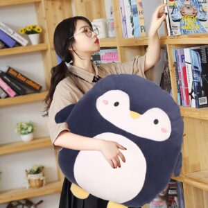 ARELUX Penguin Plush Cuddle Pillow Cute Penguin Stuffed Animal Plush Toy Penguin Plushies Room Decor Festival Penguin Accompany Christmas Birthday Gifts for Kids Boys Girls 16inch