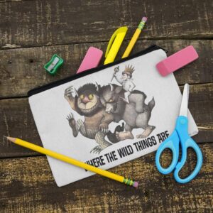 Where The Wild Things are March Pencil Pen Organizer Zipper Pouch Case