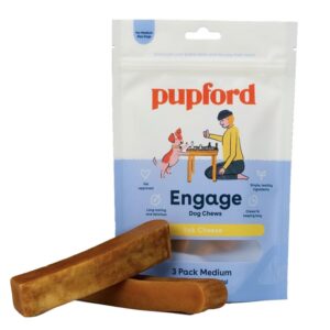 pupford yak cheese himalayan dog chews | for aggressive chewers | durable & long-lasting chews for teething puppies & dogs simple, natural ingredients, low calorie, delicious treat