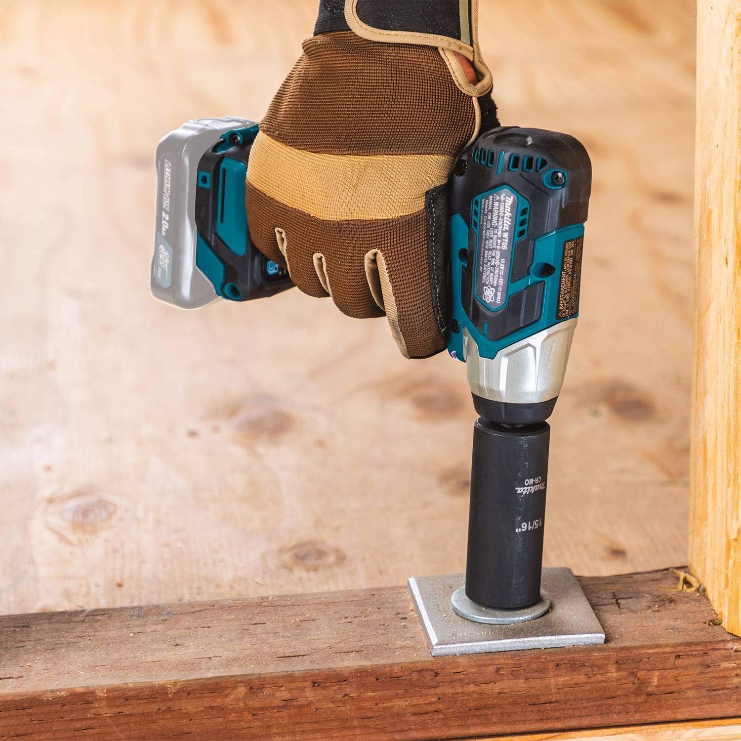 Makita WT06Z 12V max CXT® Lithium-Ion Brushless Cordless 1/2" Sq. Drive Impact Wrench, Tool Only