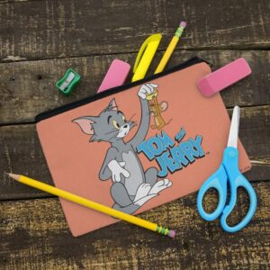 Tom and Jerry Best Friends Pencil Pen Organizer Zipper Pouch Case