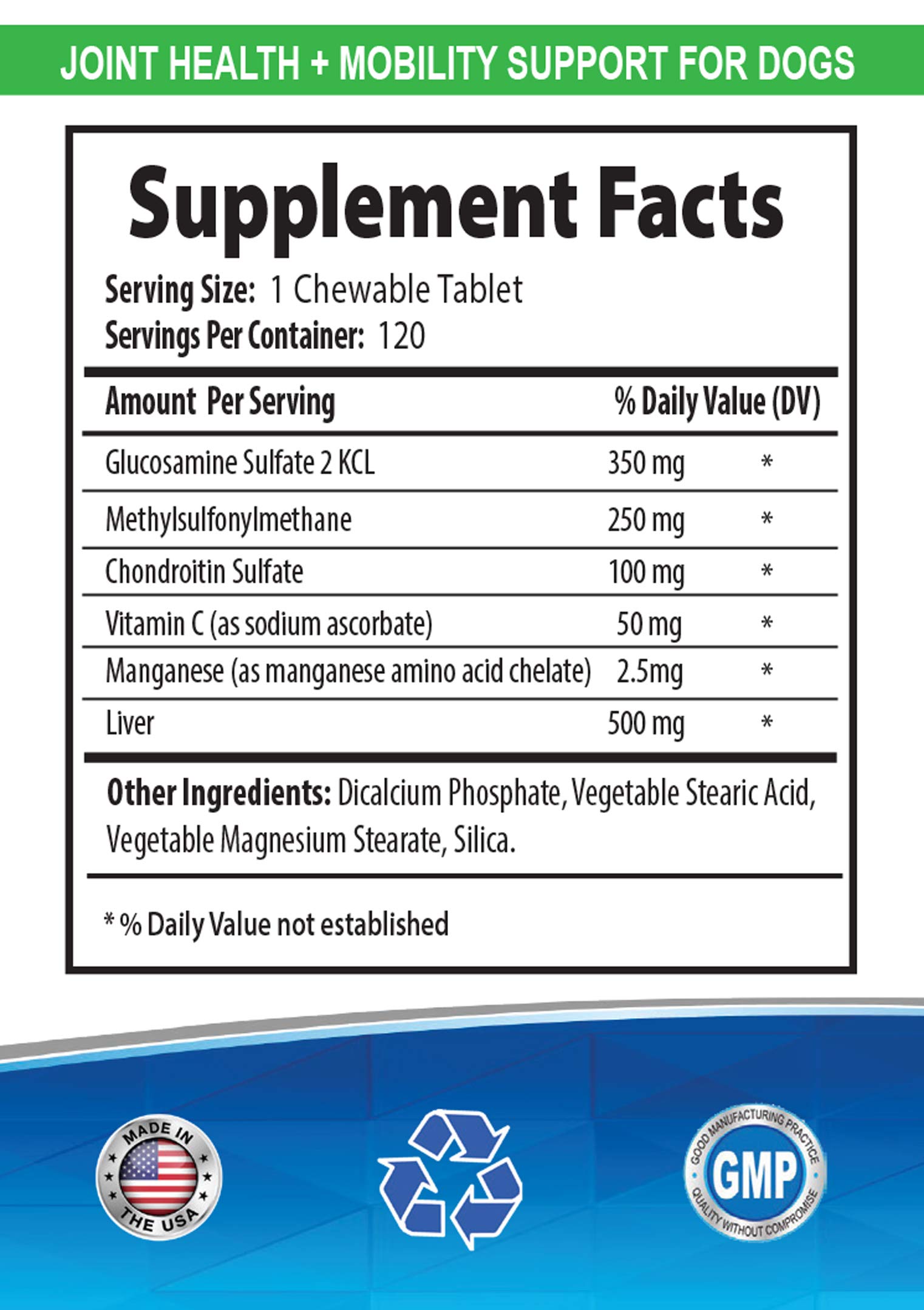 HAPPY PET VITAMINS LLC Bone and Joint Health Supplements Dogs - Dog Hip and Joint Health - Stiff Joint Solution - LUBRICATES Joints - Vet Approved - Vitamin c for Dogs - 2 Bottles (240 Treats)