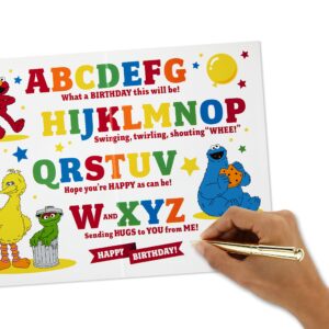 Hallmark Sesame Street Birthday Card For Kids (Birthday Abcs) (599RZB1384)