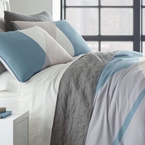 City Scene - Twin Duvet Cover Set, Soft Bedding with Matching Sham, Contemporary Home Decor (Thorton Blue, Twin)