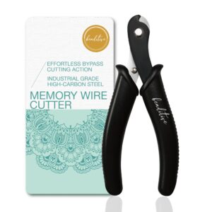 beaditive memory wire cutter | jewelry making, beading, crafting | high-carbon steel | 5-inch (black)