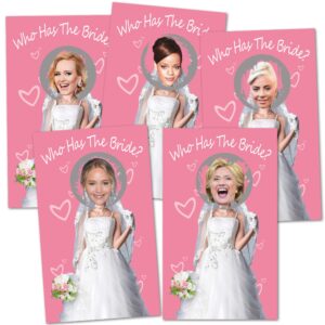 ukebobo bridal shower games - scratch off bridal shower game.funny bachelorette party games - who has the bride - 33 sheets pink