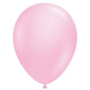 tuf-tex 5" baby latex balloons, light pink