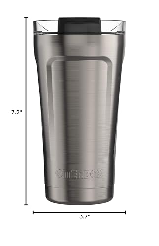 OtterBox Elevation Tumbler with Closed Lid - 16OZ (Silver)