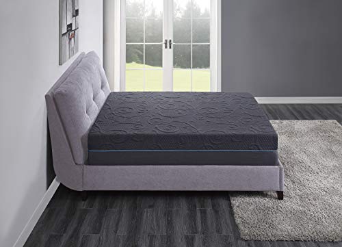 Lexicon Lyra 14-Inch Gel Hybrid Mattress, Queen, Gray