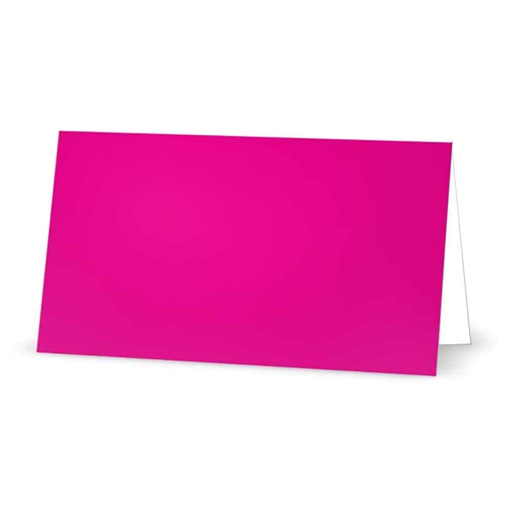 Fuchsia Hot Pink Place Cards - Stationery Party Event Supplies (10)