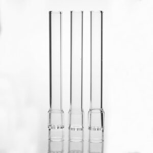 solo glass tube stem (110mm straight) steam chemistry air drying tube, 3-pack