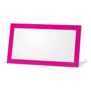 fuchsia hot pink place cards - stationery party event supplies (10)