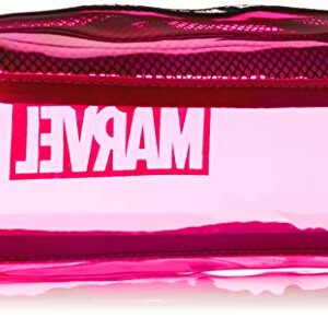 MARVEL(マーベル) Women's Marvel MV-172b PVC Full Open Pencil Case, Pink (MV-174), One Size