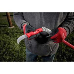 Lineman’s Blunt Tip Hawkbill Knife w/STICKWORK 3in1 Ring Milwaukee 48-22-1923