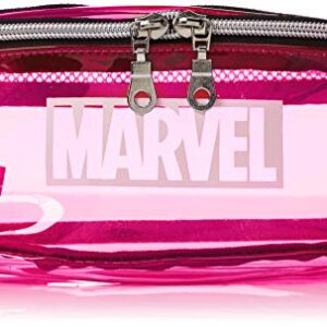 MARVEL(マーベル) Women's Marvel MV-172b PVC Full Open Pencil Case, Pink (MV-174), One Size