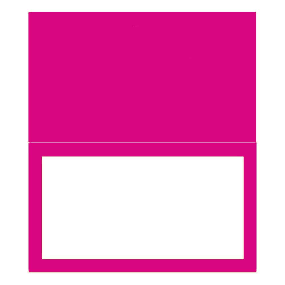 Fuchsia Hot Pink Place Cards - Stationery Party Event Supplies (10)