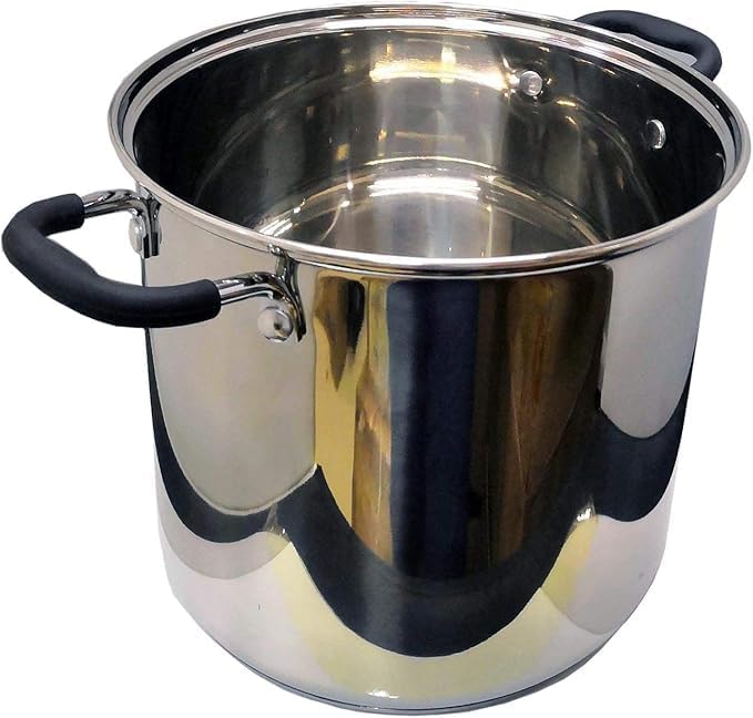 Easyday Stockpot Stainless Steel Stock Pot with Lid (12 Quart)