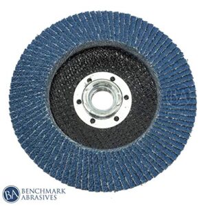 Benchmark Abrasives 4.5" x 5/8"-11 Premium High Density Jumbo Zirconia Type 29 Flap Discs 4 1/2 for Angle Grinder, Sanding Discs, Finishing - Grinding Wheels 4 1/2 Inch (10 Pack) - 60 Grit